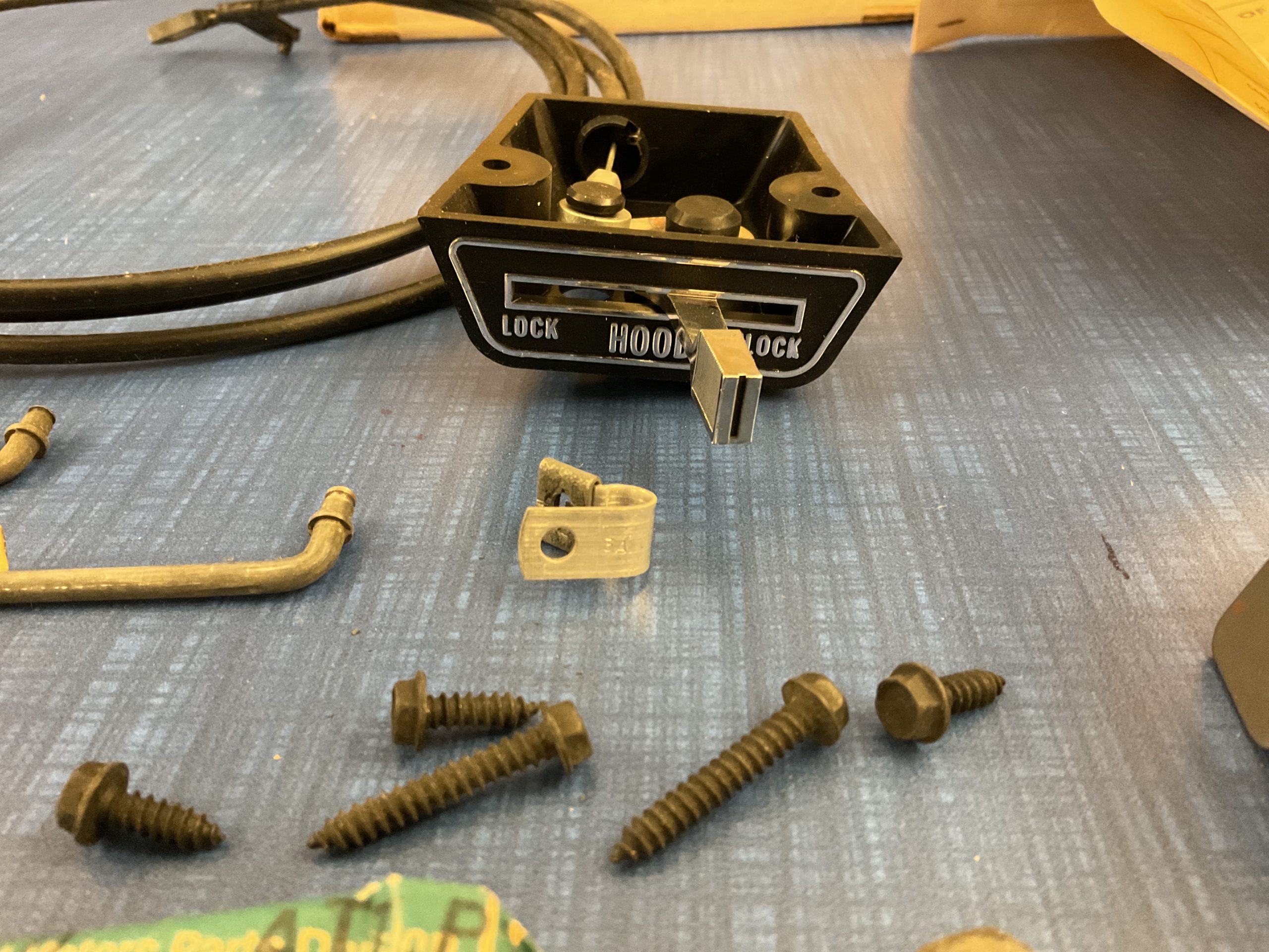 1970 - 1972 Oldsmobile NOS Hood Security Lock Accessory Package GM ...