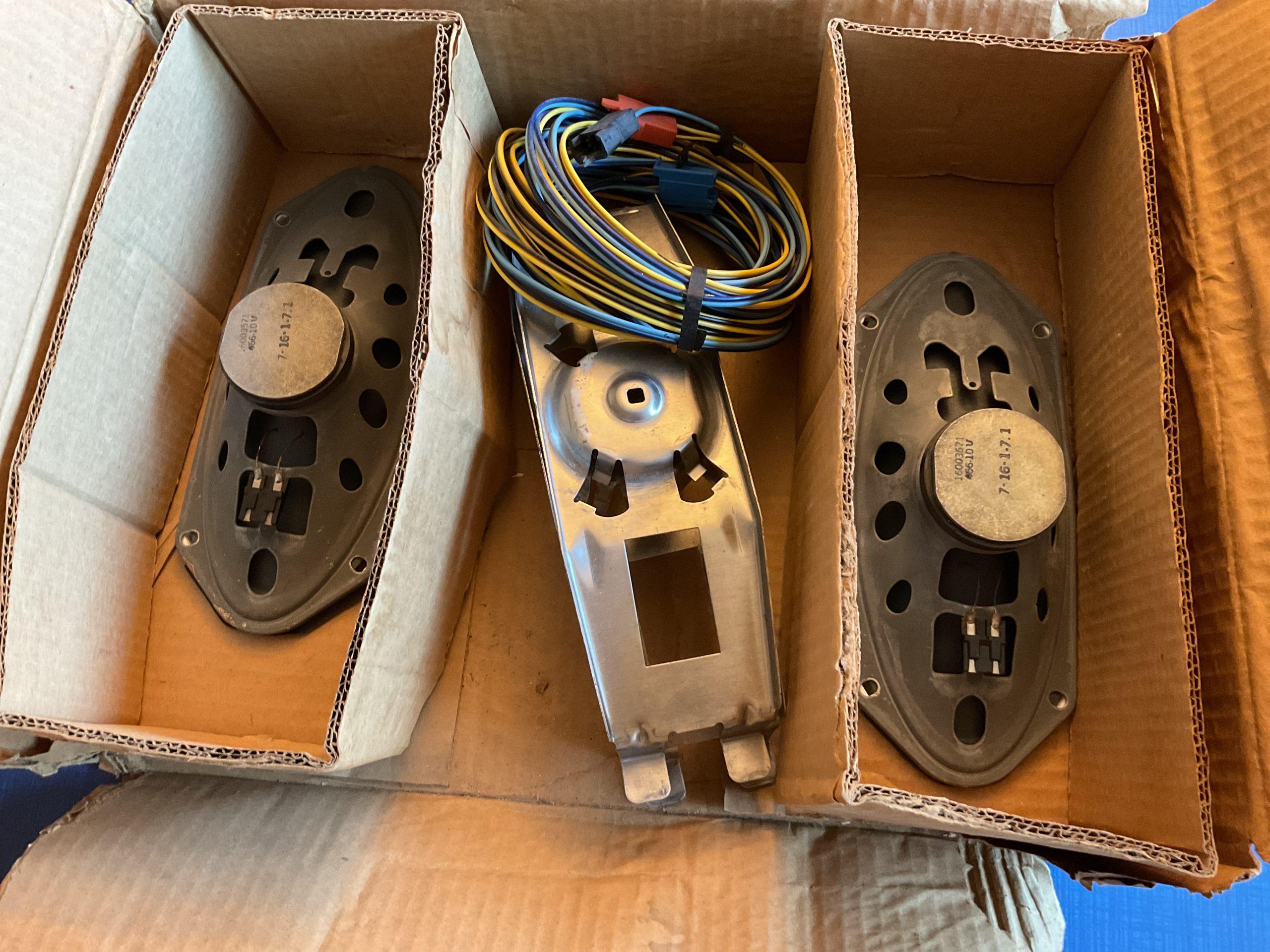 1971 -1983 General Motors NOS Stereo Radio Extended Range System Rear ...