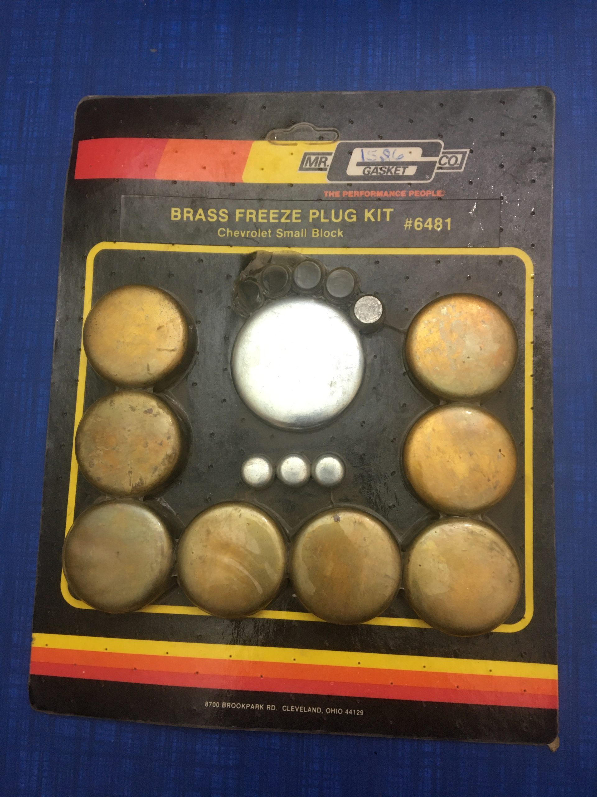 Chevrolet NORS Small Block Engine Cylinder Head Freeze Plug Kit Mr ...