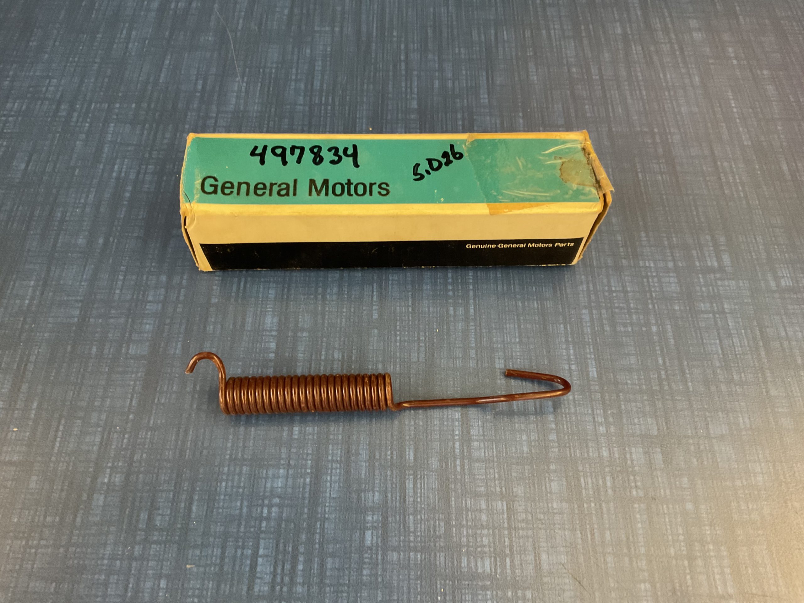 1935 - 1969 General Motors NOS Brake Shoe Pullback Spring GM # 497834 ...