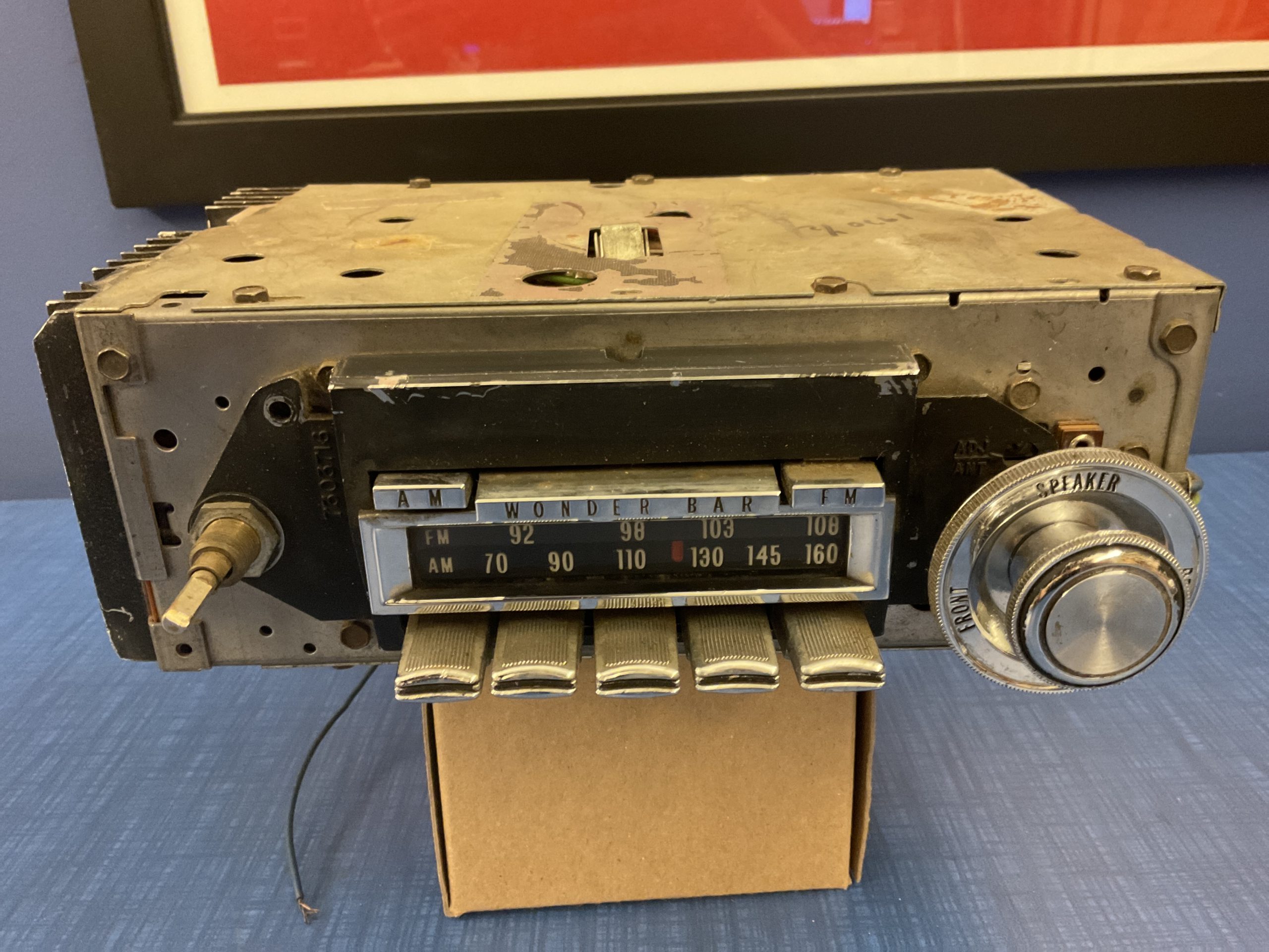 1969 Oldsmobile Used AM/FM Wonder Bar Radio GM # 7307813 - Oldsmobile ...