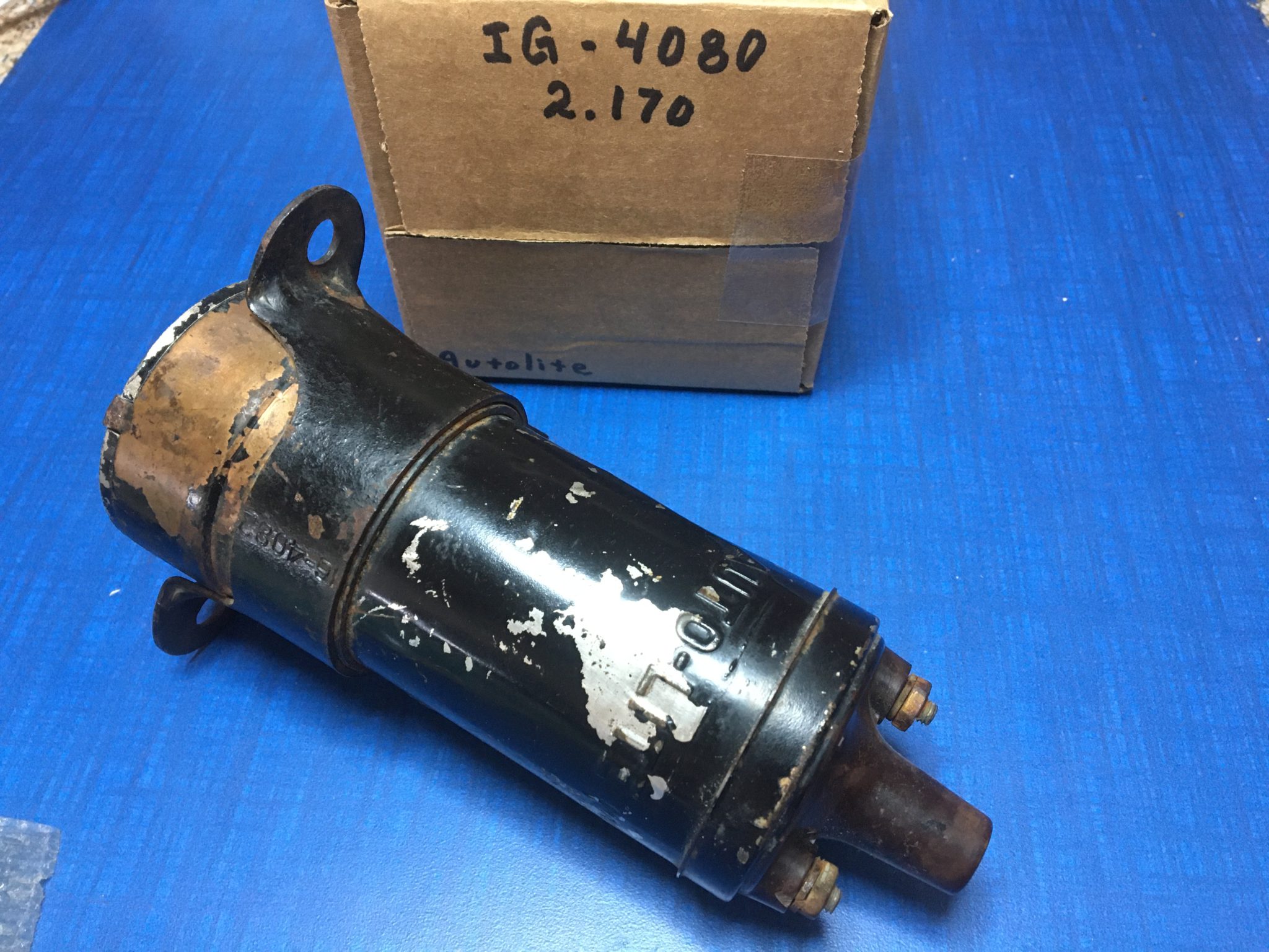 1930 - 1932 Mixed Make Used Autolite Ignition Switch and Coil Assembly ...