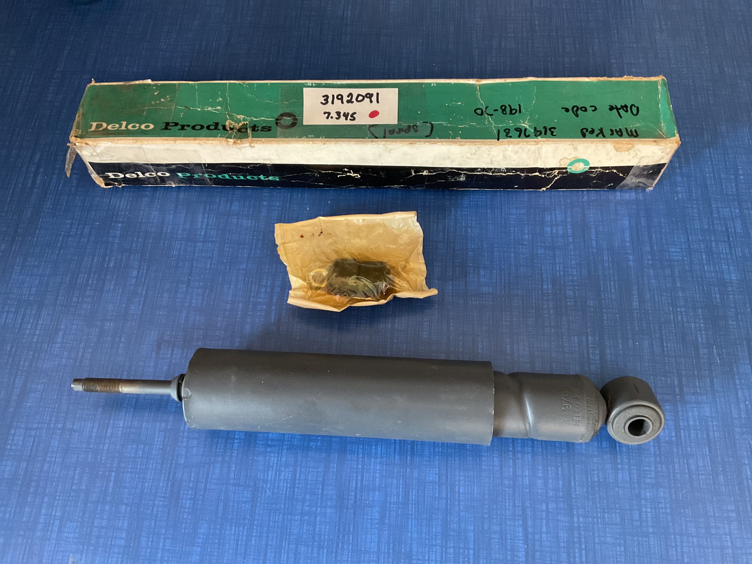 1962-1967 Chevrolet NOS Delco Spiral Rear Shock Absorber GM # 3192091 ...